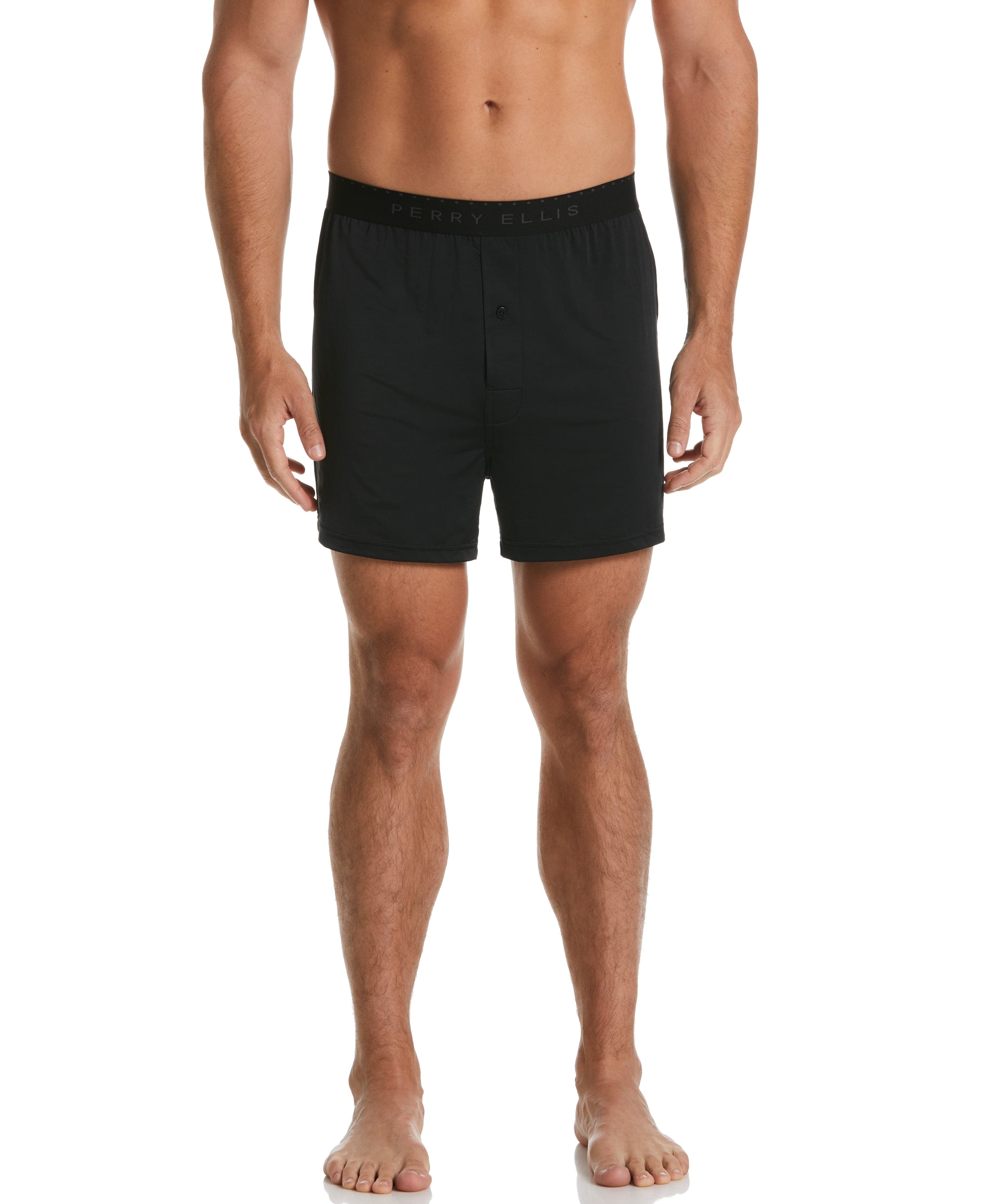 3-Pack Multi Solid Luxe Boxer Short | Perry Ellis