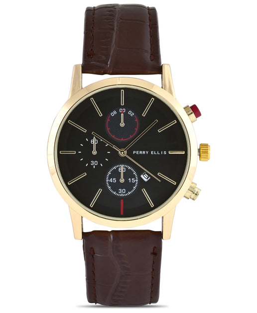 Croc Embossed Watch | Perry Ellis