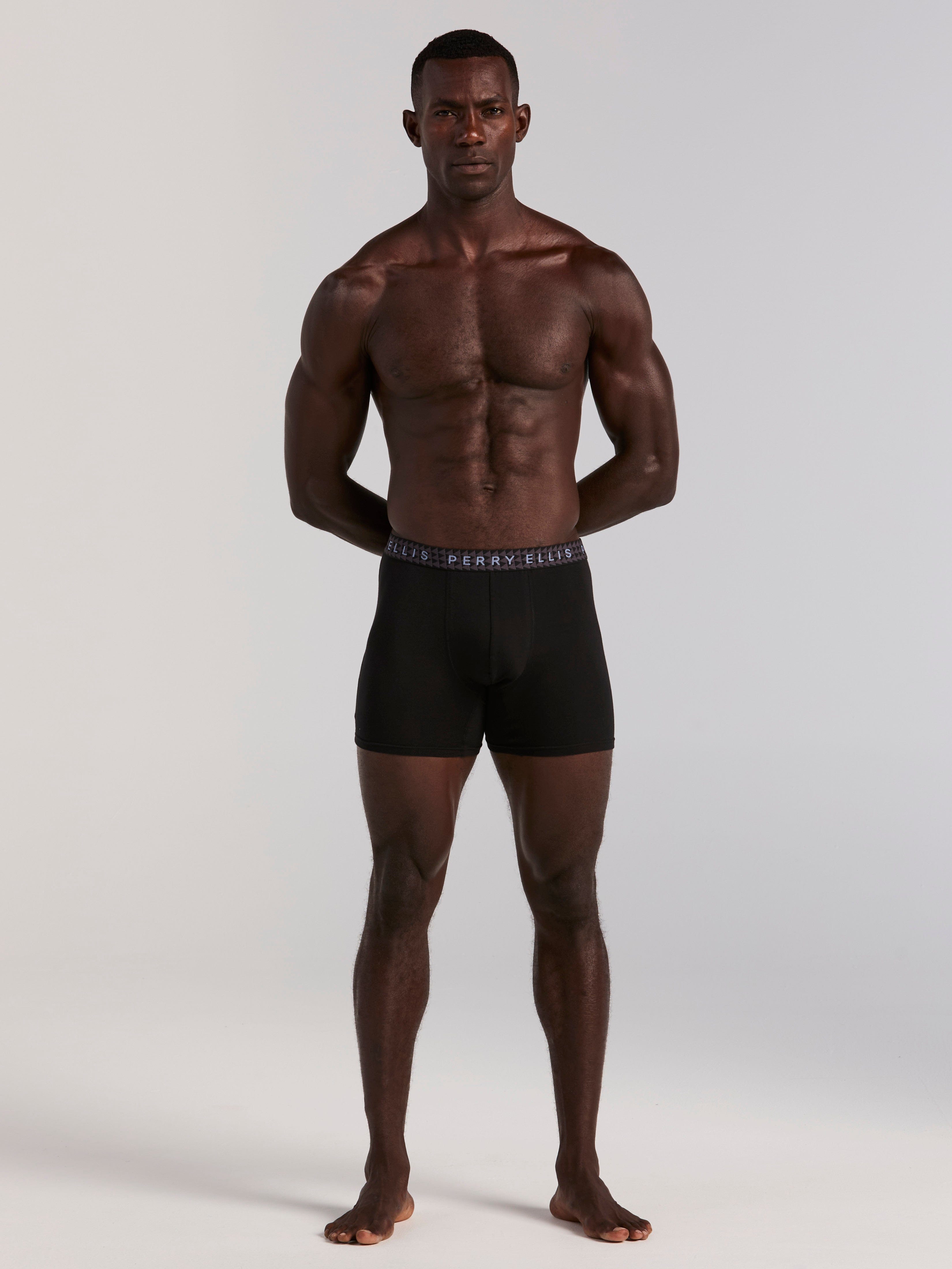 4-Pack Cotton Stretch Classic Boxer Brief – Perry Ellis