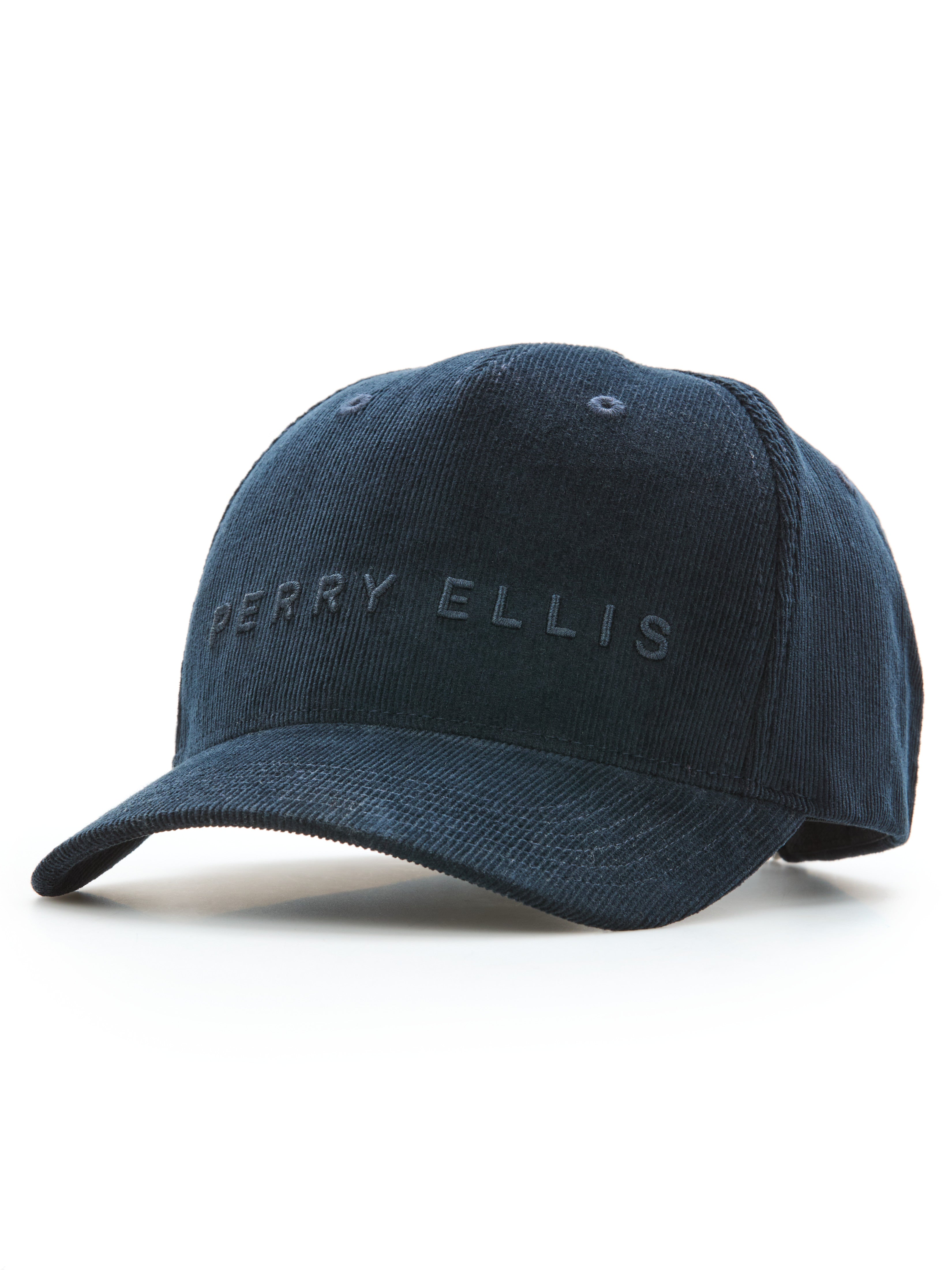 Cotton Corduroy Cap – Perry Ellis